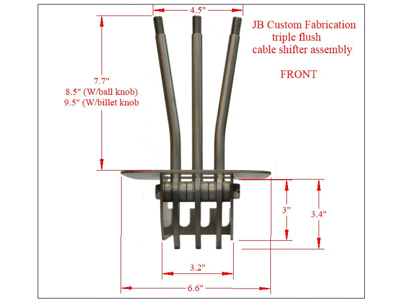 Cable Shifter, Triple, NP205 / 203 Doubler – JB Custom Fabrication