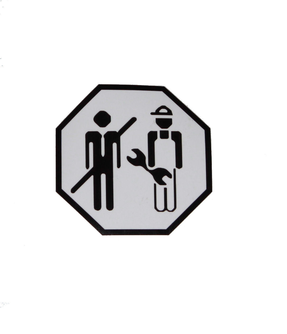 Sticker, "No suits" P/N STKRSUIT – JB Custom Fabrication